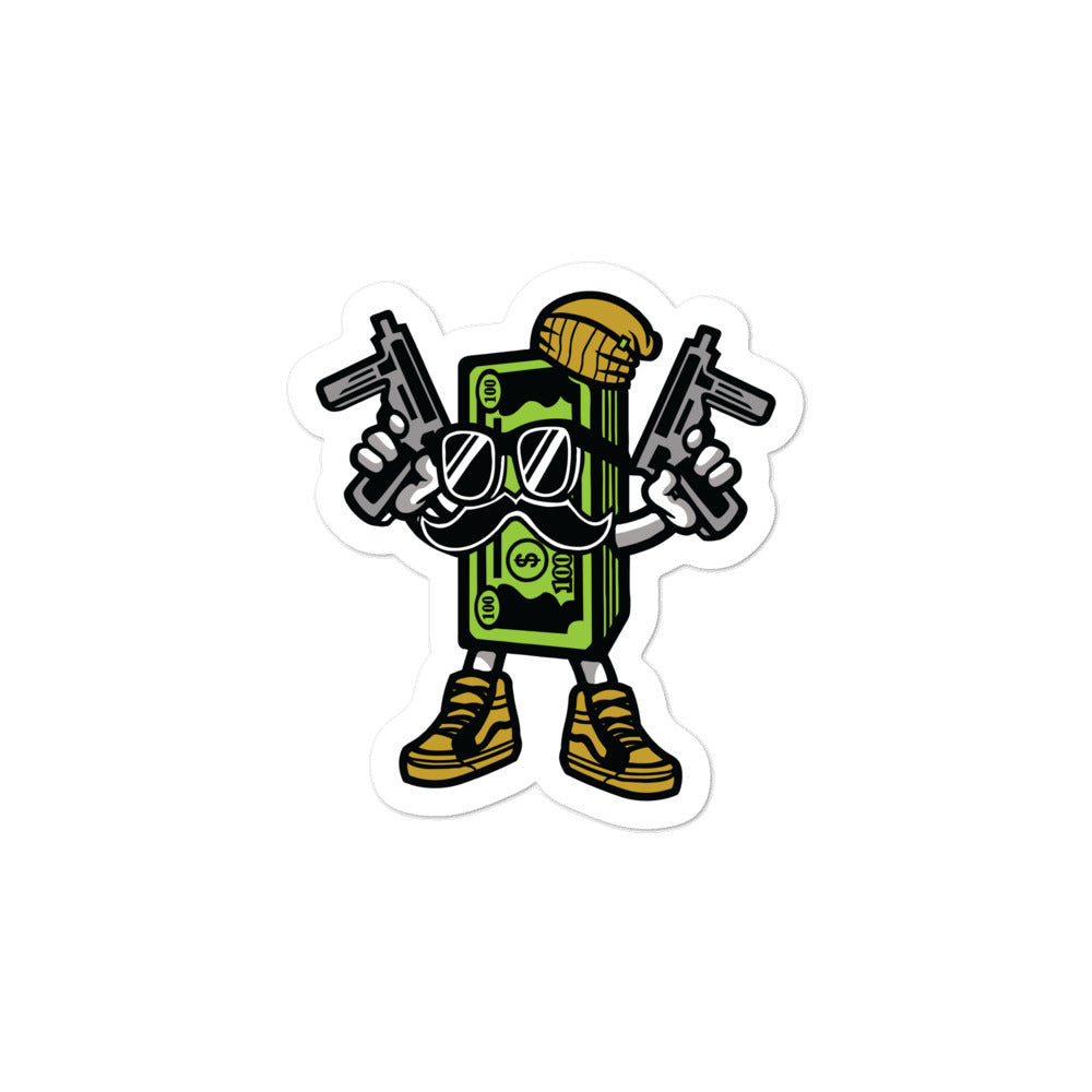 CASH RULES sticker – Tronicpen