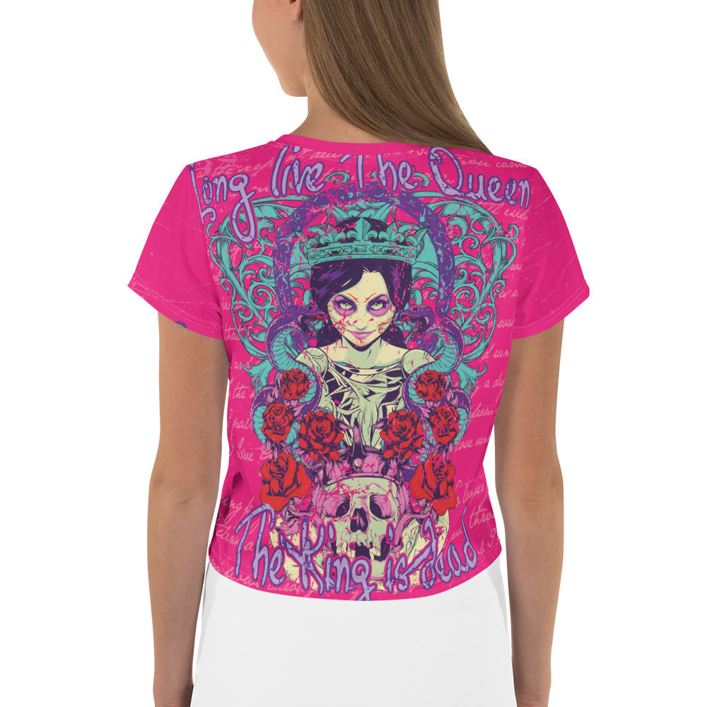LONG LIVE THE QUEEN CROP TOP – Tronicpen